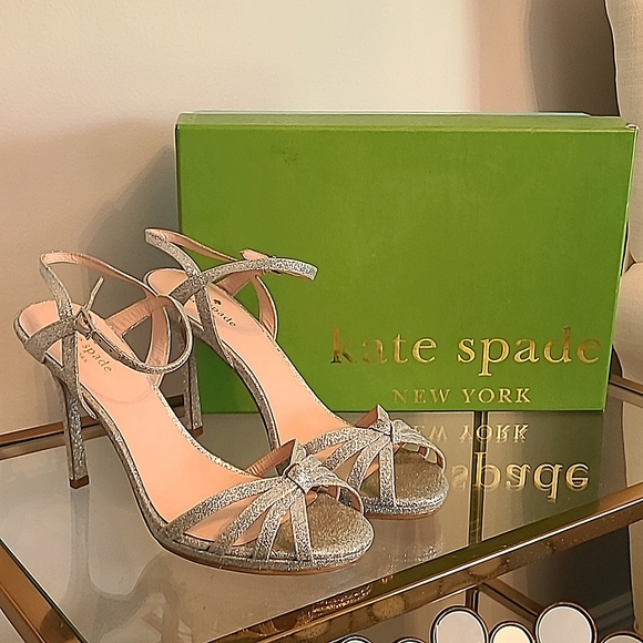 kate spade | Shoes | Kate Spade New York Florence Size 9m Silver | Poshmark